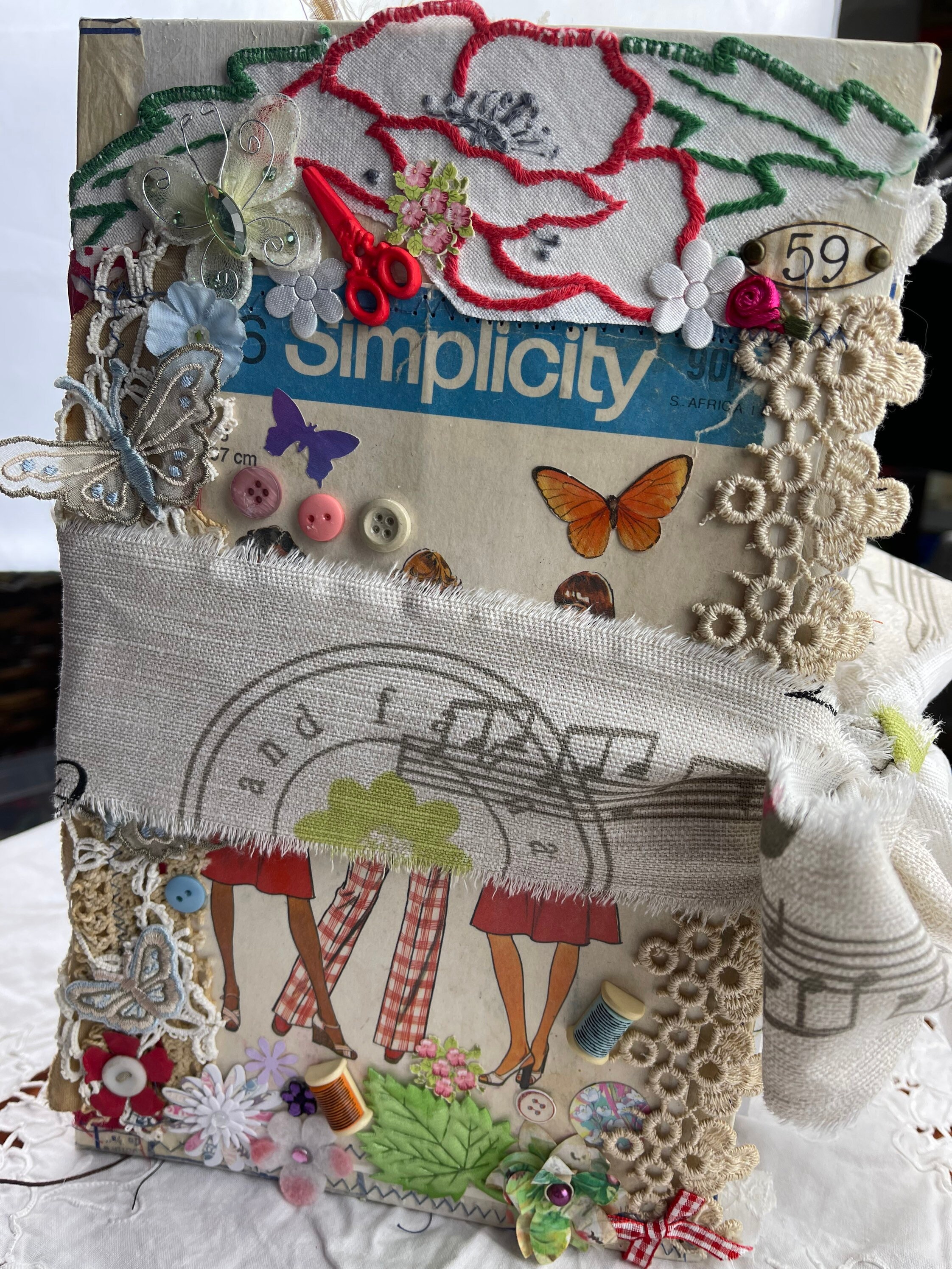 Junk Journal Handmade, Scrapbook, Diary, Art Journal, Writing Notebook ...