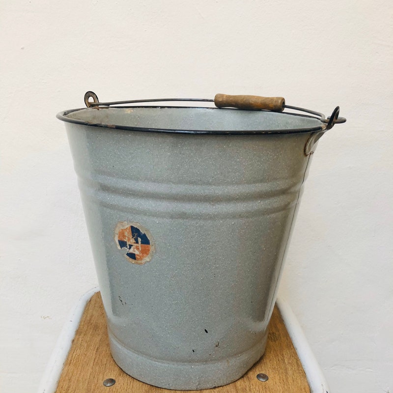 Enamel Bucket - Etsy