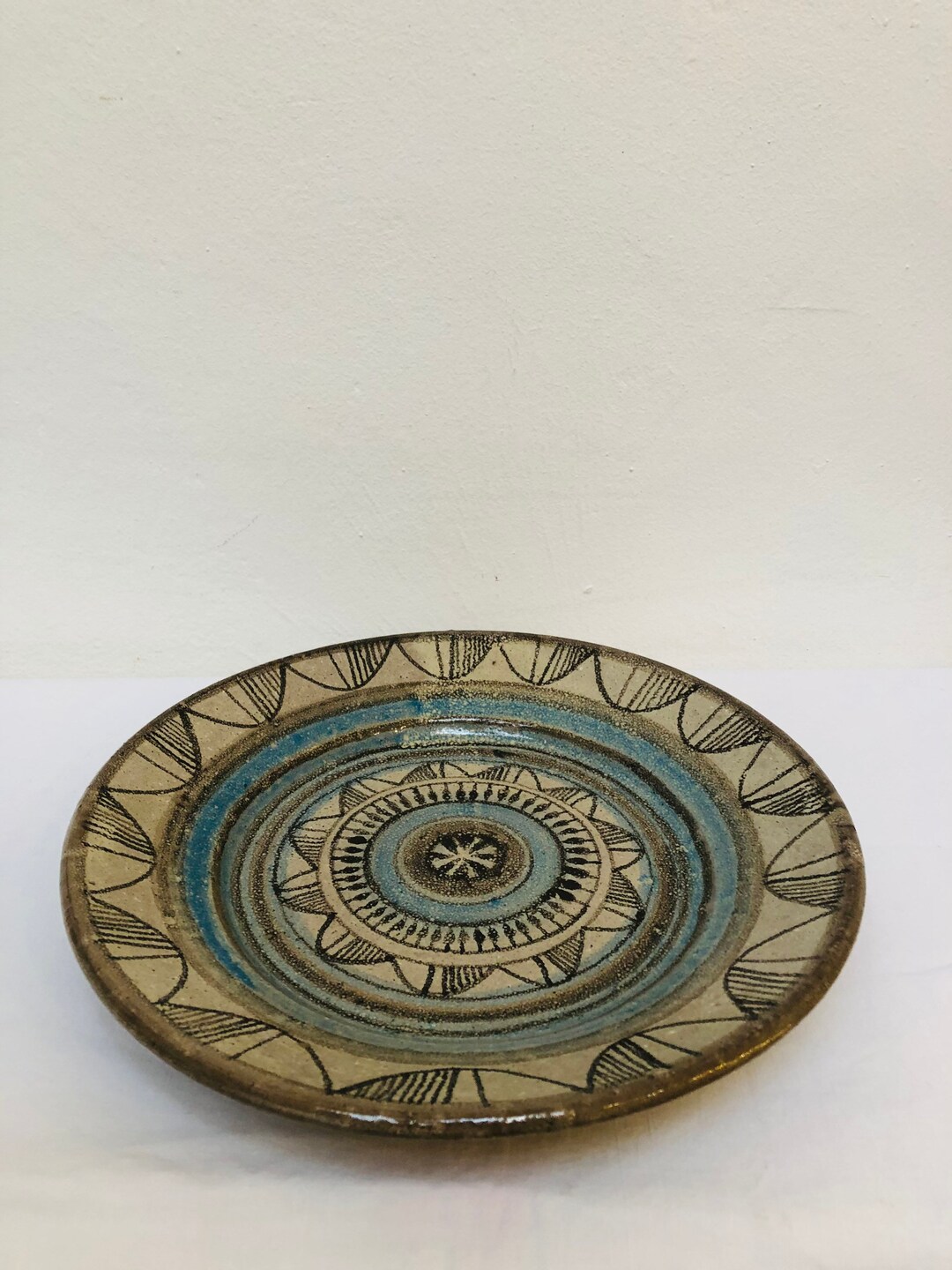 60s Ceramic Plate, Handmade Plate, Signed - Etsy