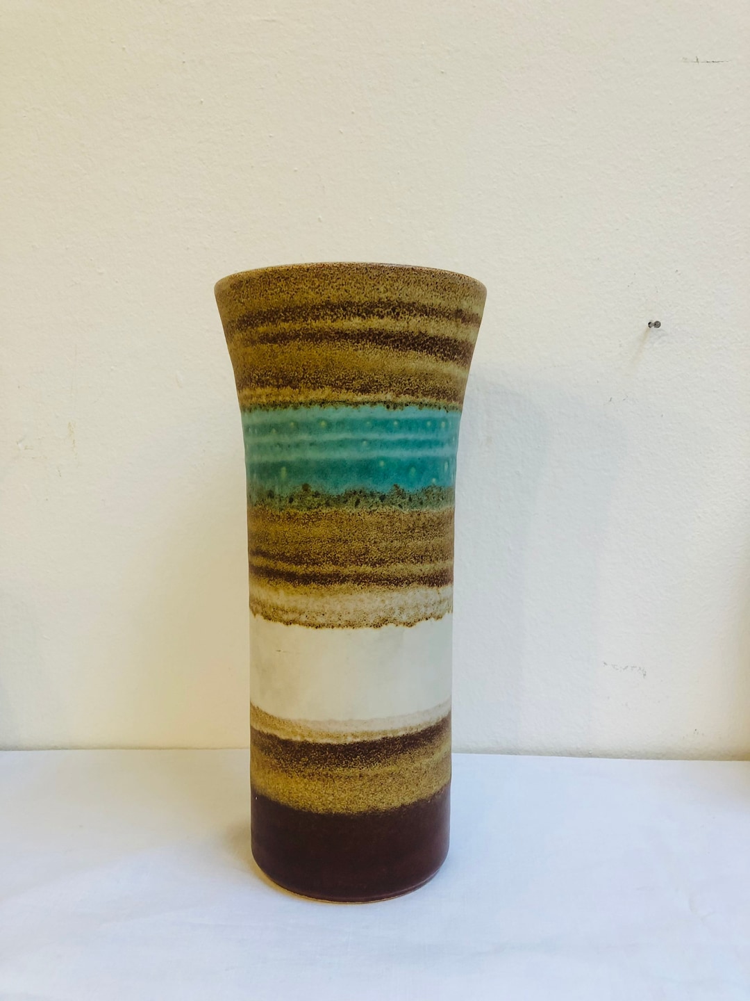 60s Ceramic Vase, Numbered - Etsy