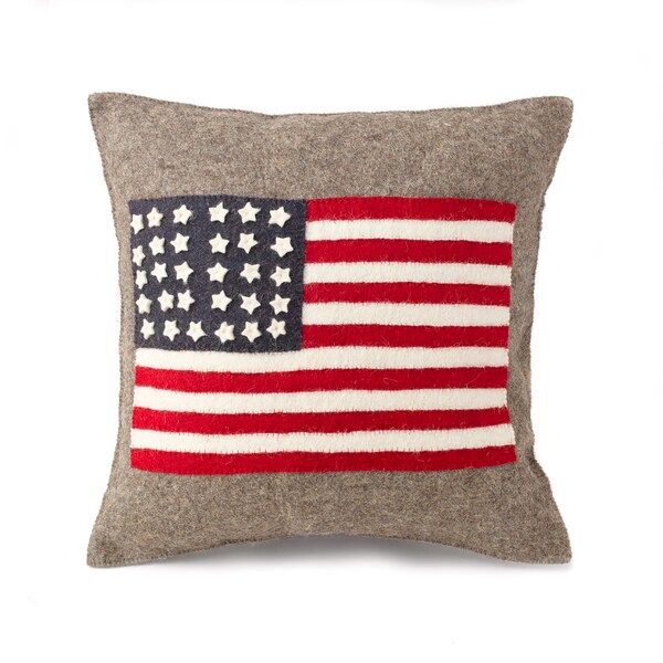 American Flag Throw Pillow - Etsy