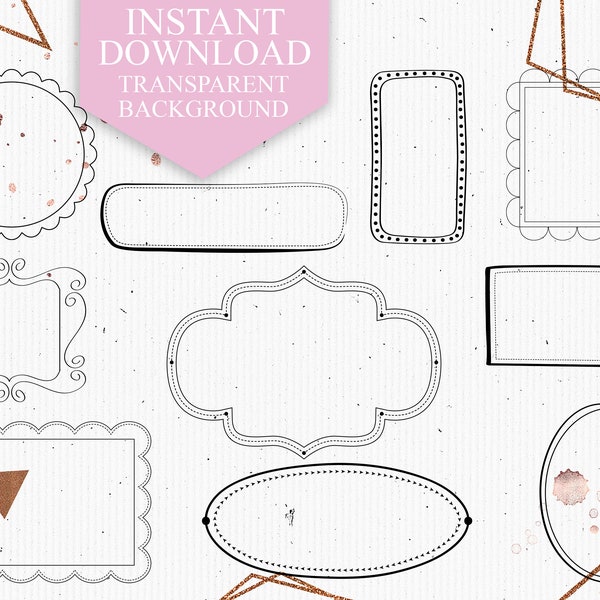 Cute Doodle Frames - Etsy