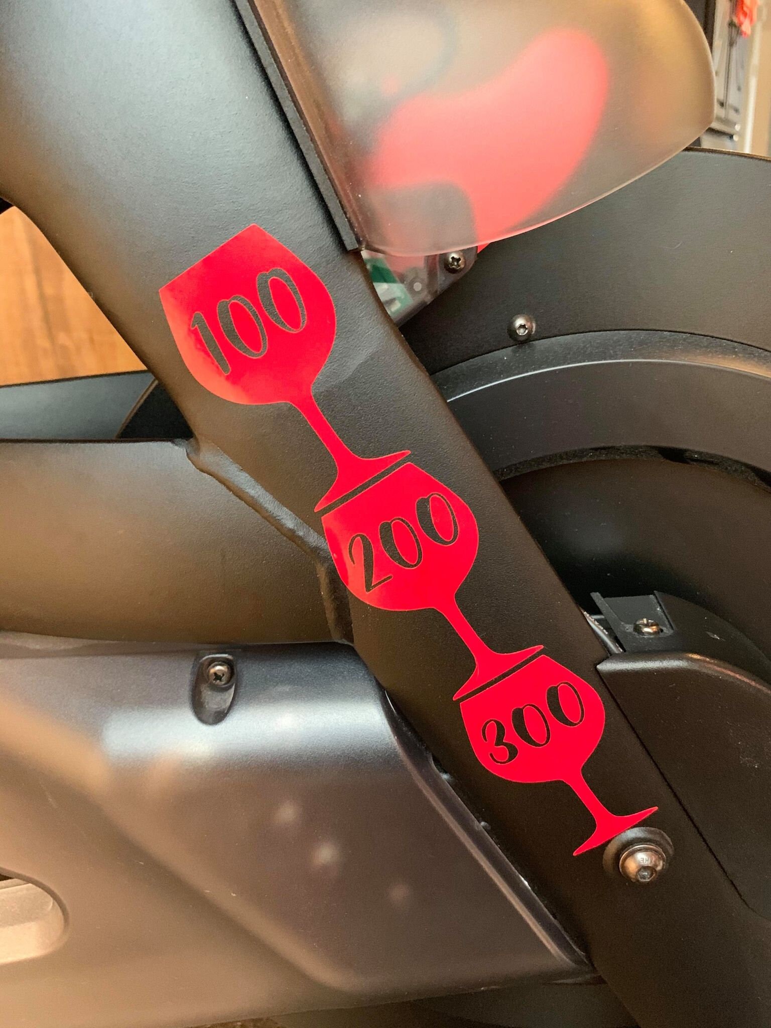 Wine Milestone Stickers Vinyl Decals Indoor Cycling | Etsy
