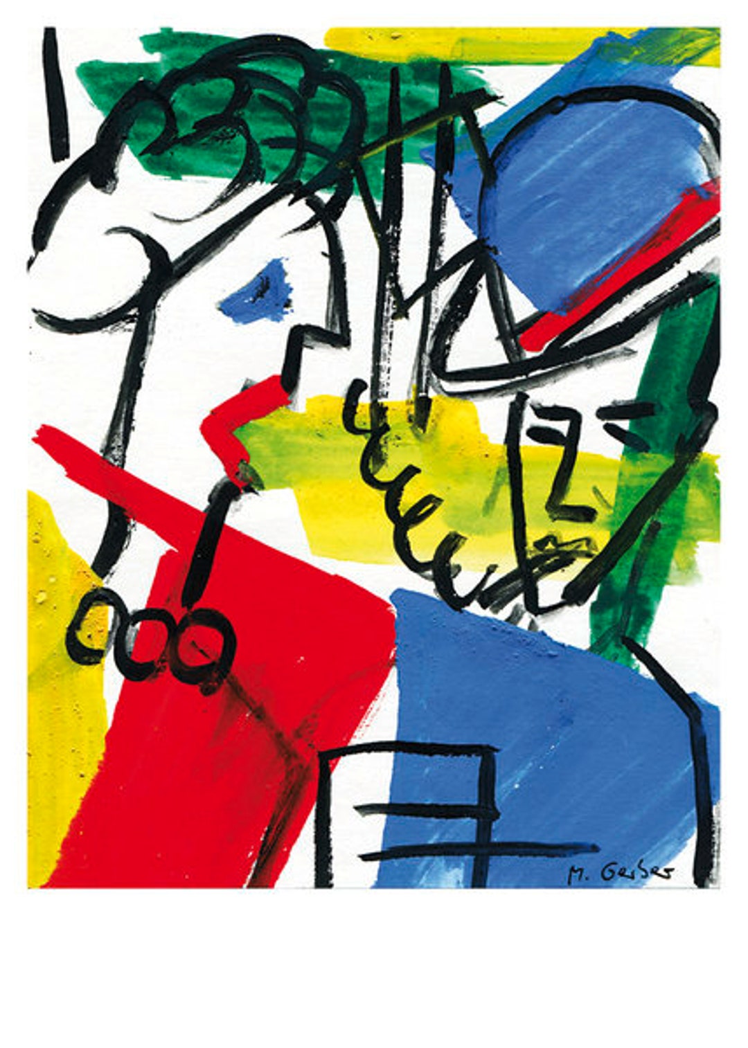 Art Postcard decadent Berlin Couple - Etsy