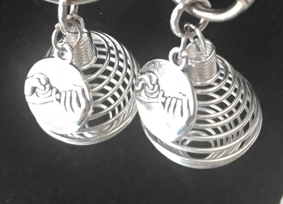 Pinky Promise Matching Key Chains. Your Choice of Crystal Reminders. - Etsy