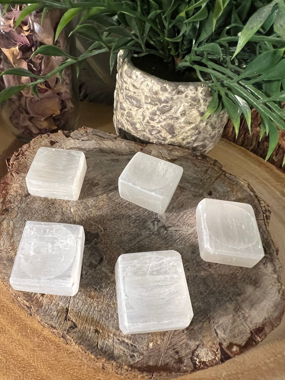 Selenite Sphere Stand - Etsy