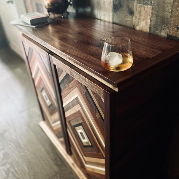 Bar Cabinet - Etsy