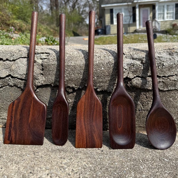 Walnut Utensils - Etsy