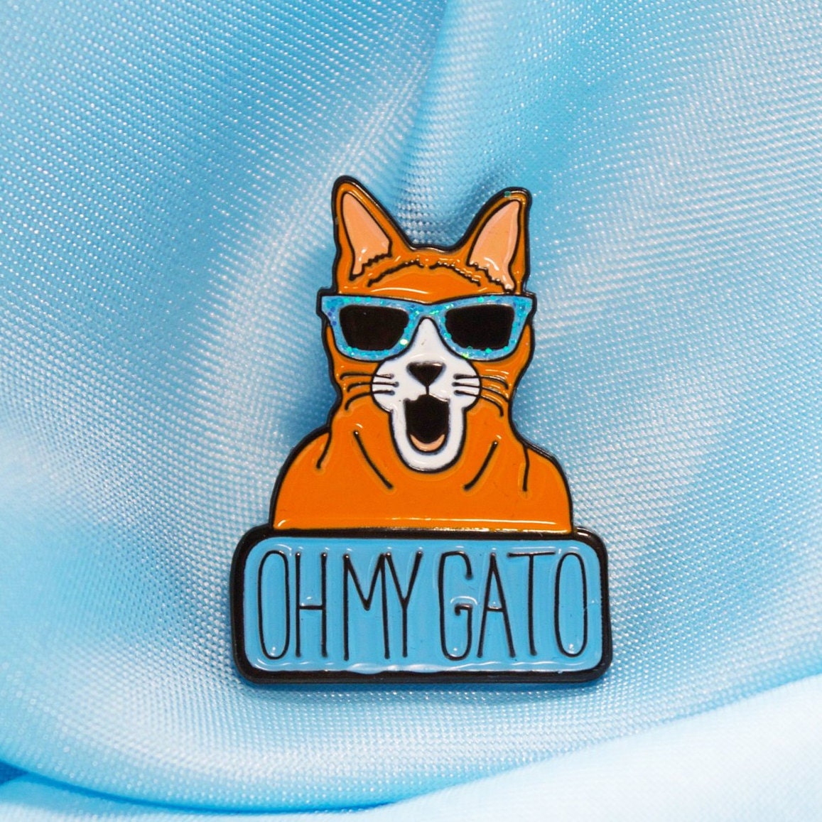 Oh My Gato Pin - Etsy