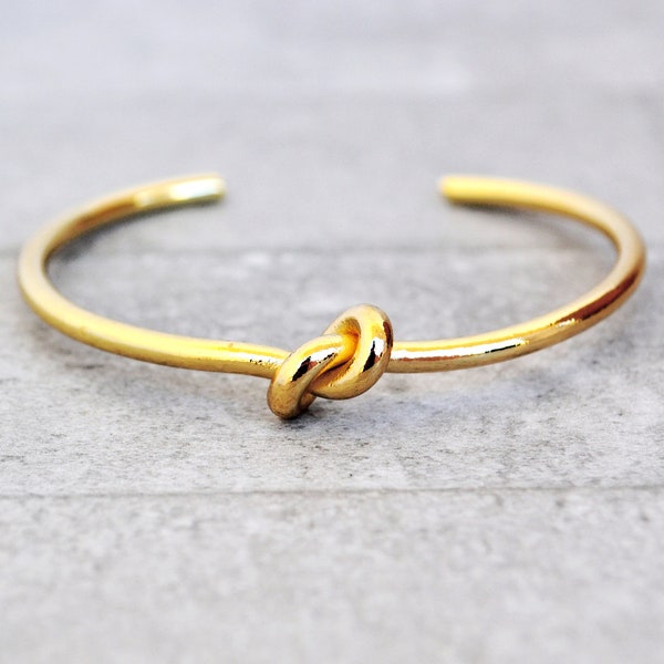 Gold Knot Bracelet - Etsy