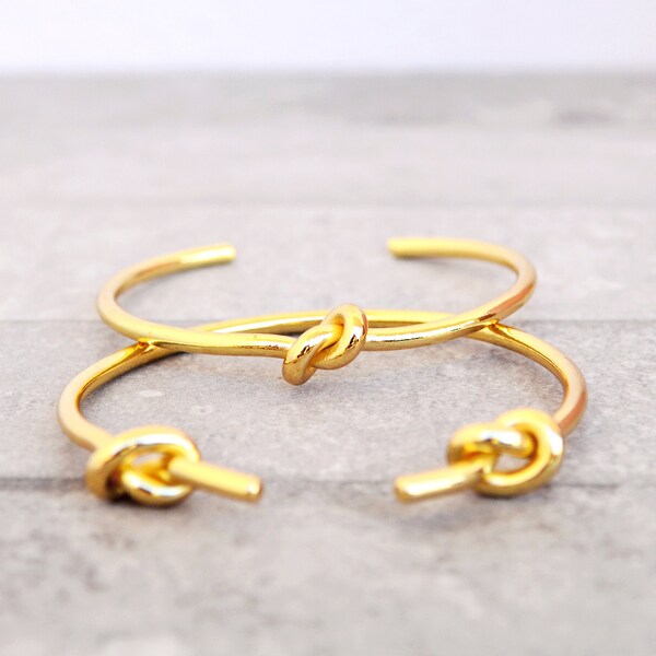 Gold Knot Bracelet - Etsy