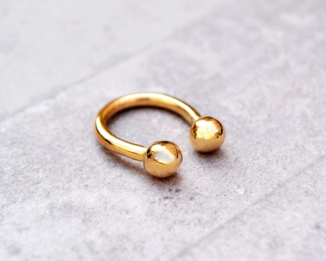 U Shaped Ring,u-ring,sphere Ring,double Ball Ring,ball Ring,dot Ring ...