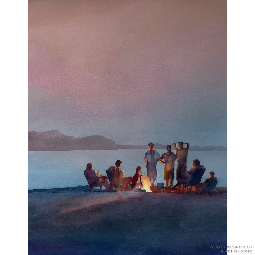 Bonfire 2 - Fine Art Print - Etsy