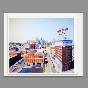 KC Western Auto Building- Giclee Print - Etsy