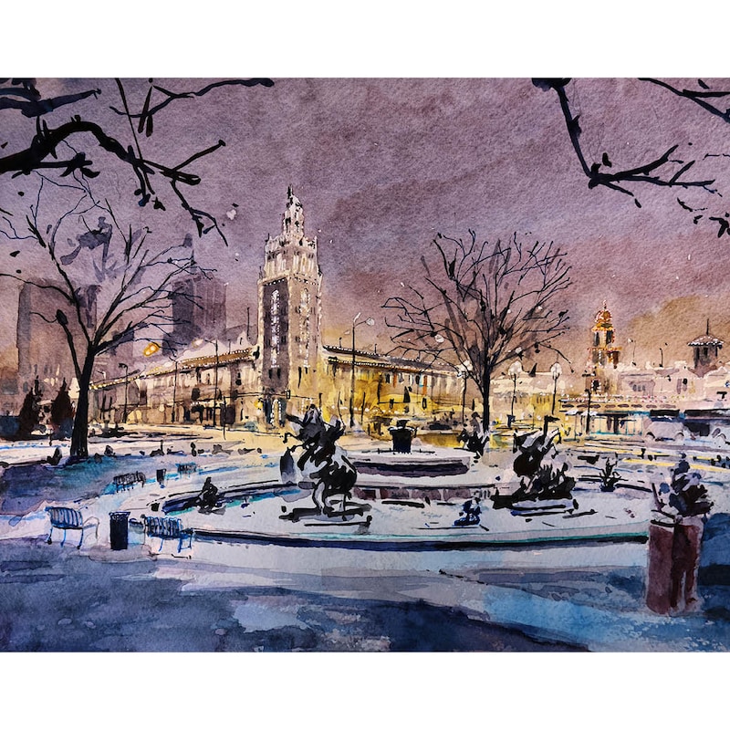 Plaza Painting Kc - Etsy