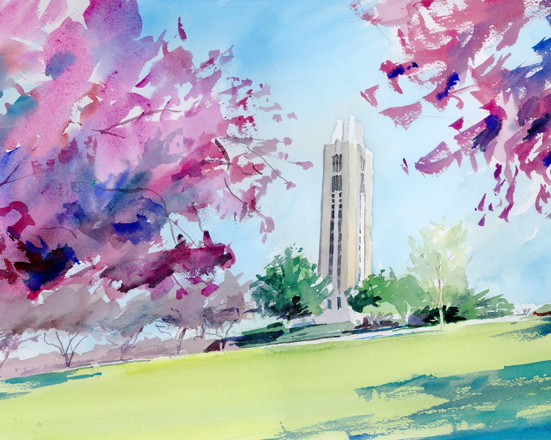 KU Campanile - Fine Art Print - Etsy