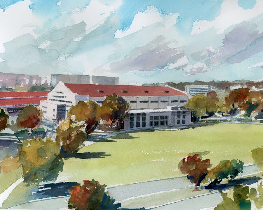 KU Allen Field House - Fine Art Print - Etsy