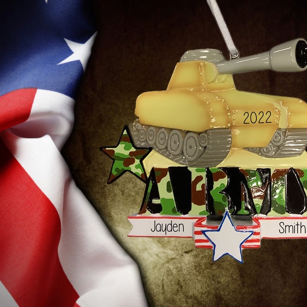 Military Tank Ornament - Etsy