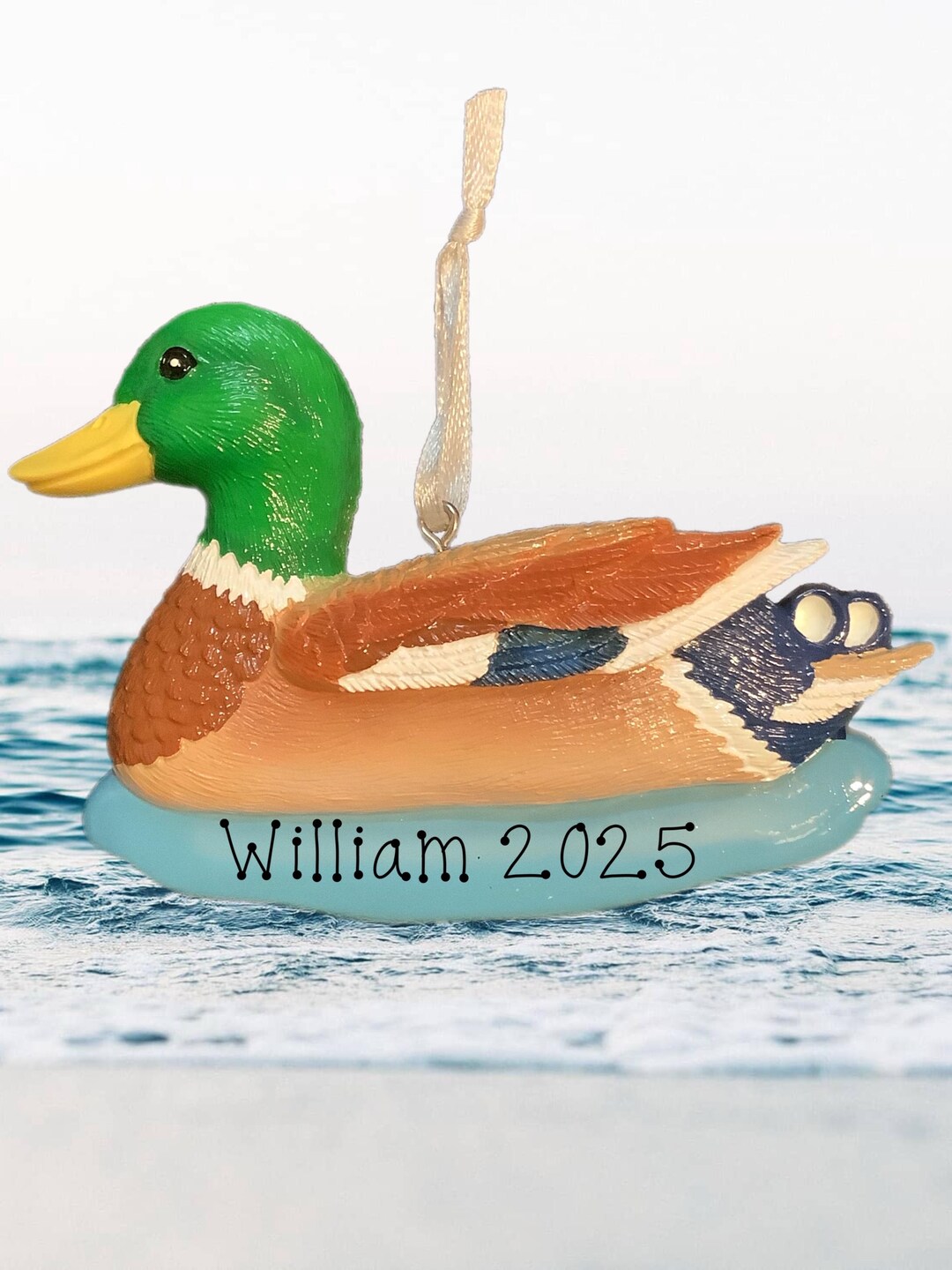 Mallory Duck Personalized Ornament - Etsy