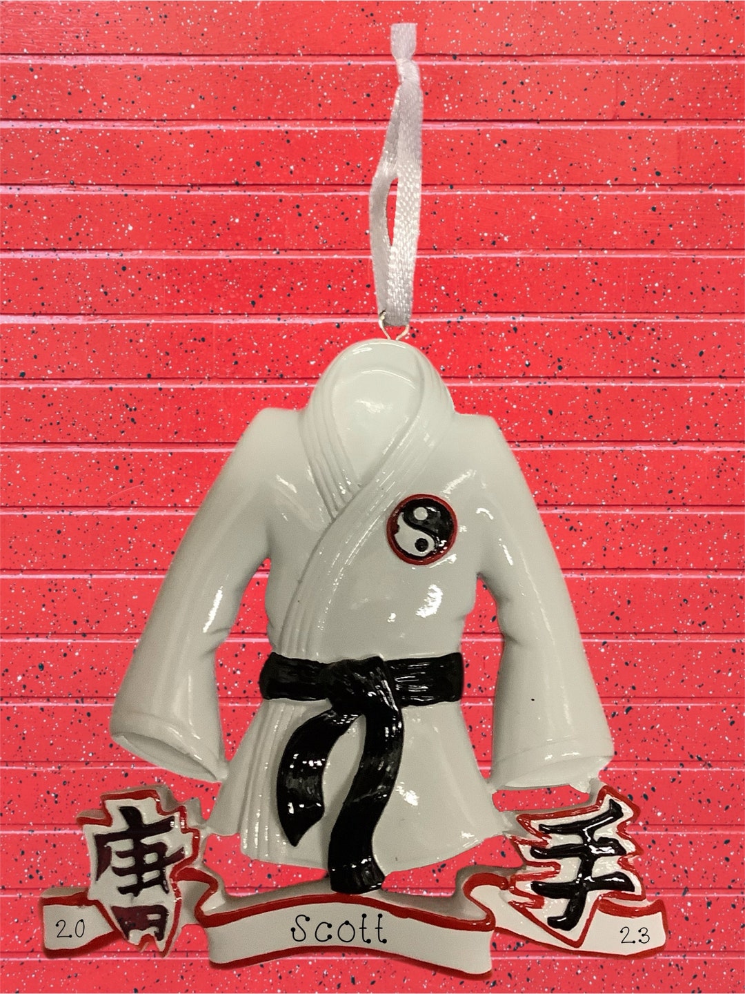 Karate Gi Personalized Ornament - Etsy