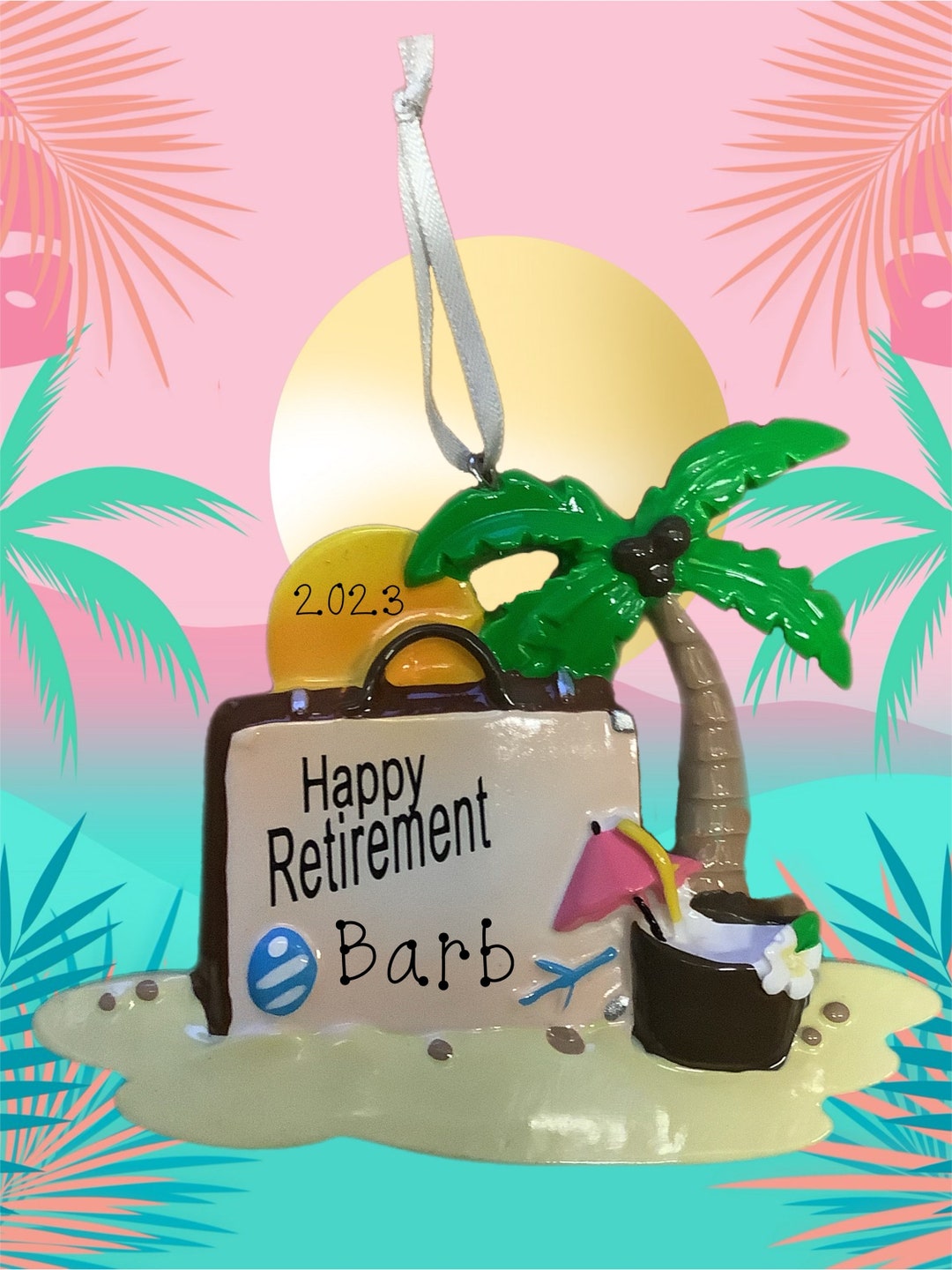 Happy Retirement Personalized Ornament - Etsy
