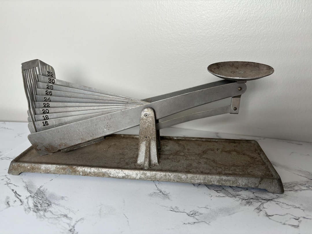 Antique 1924 Acme Egg Grading Scale Vintage Kitchen Collectible - Etsy