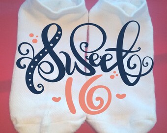 Sweet 16 Socks - Etsy