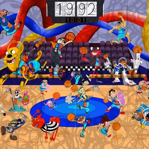 Cartoon Network Space Jam Practice Print - Etsy