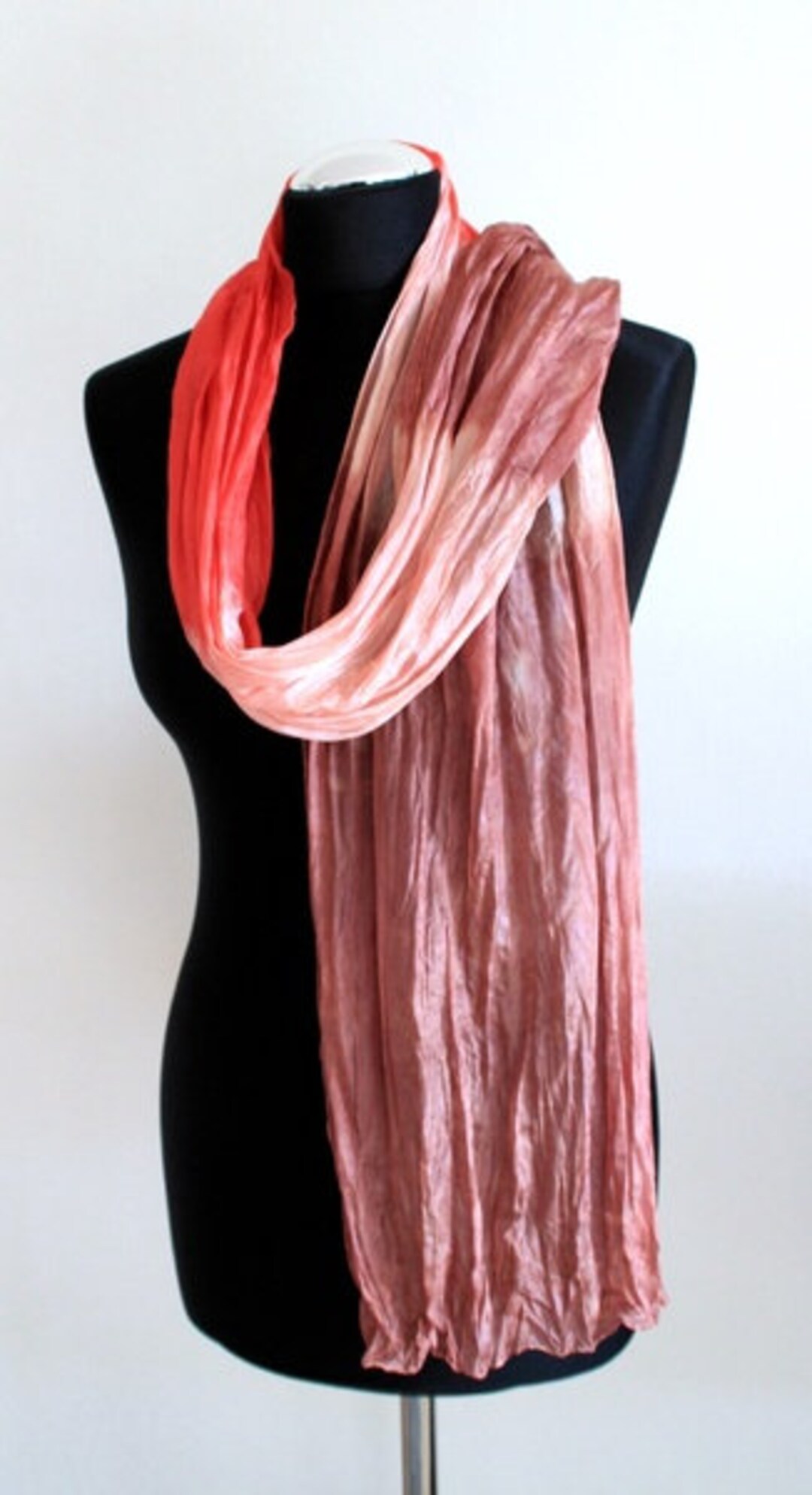 46-silk Scarf Crash Scarf - Etsy