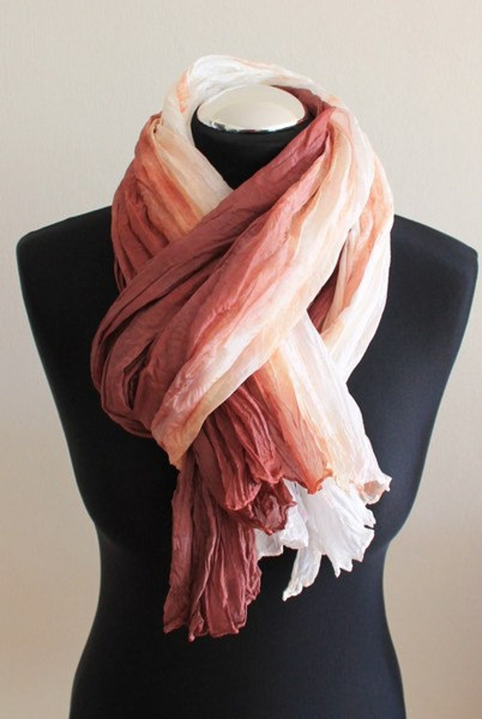 Nr. 32 - Seidenschal XL-Crash-Schal - Etsy.de