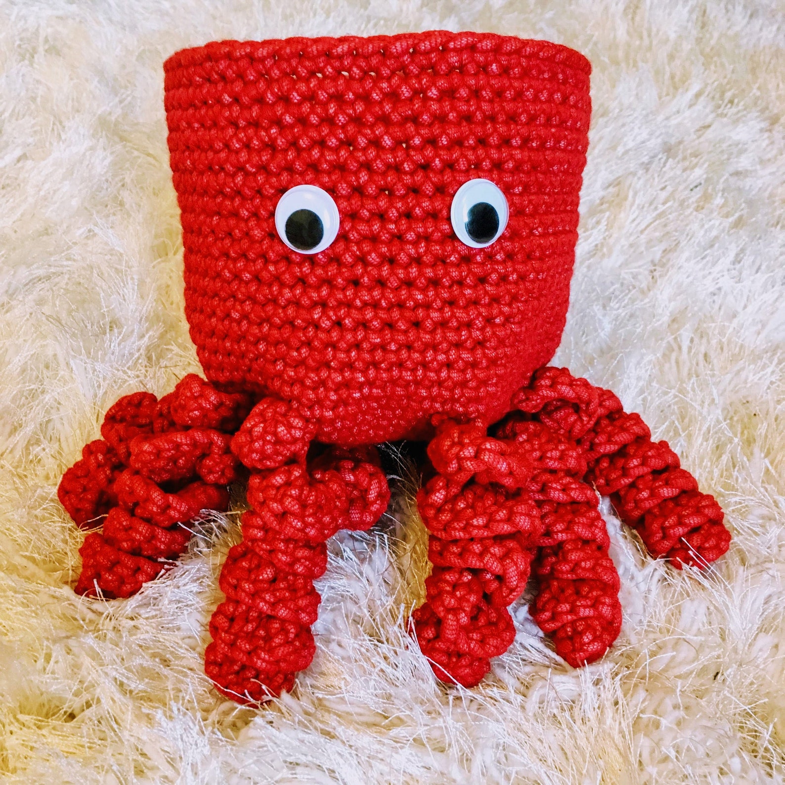 Unique Handmade Crocheted Octopus Chalk Bag Pattern - Etsy
