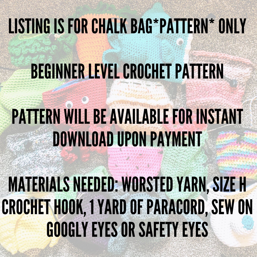 Happy Husky Crocheted Crag Dog Chalk Bag Storage Basket - Etsy