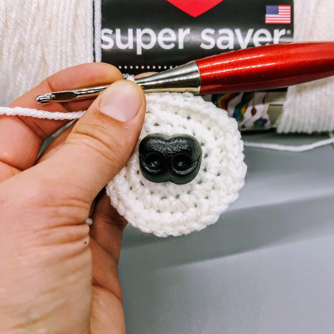 Happy Husky Crocheted Crag Dog Chalk Bag Storage Basket - Etsy