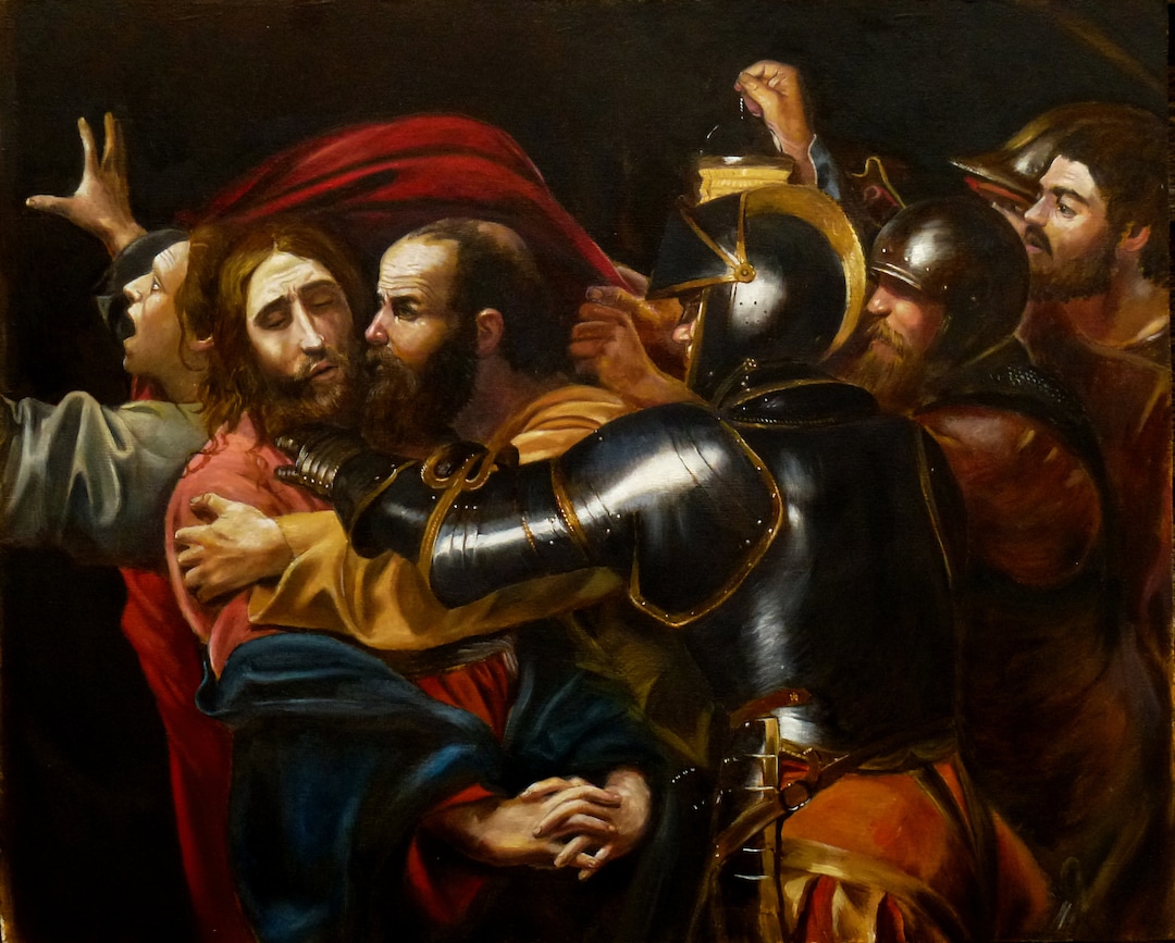 Taking of Christ, After Caravaggio - Etsy