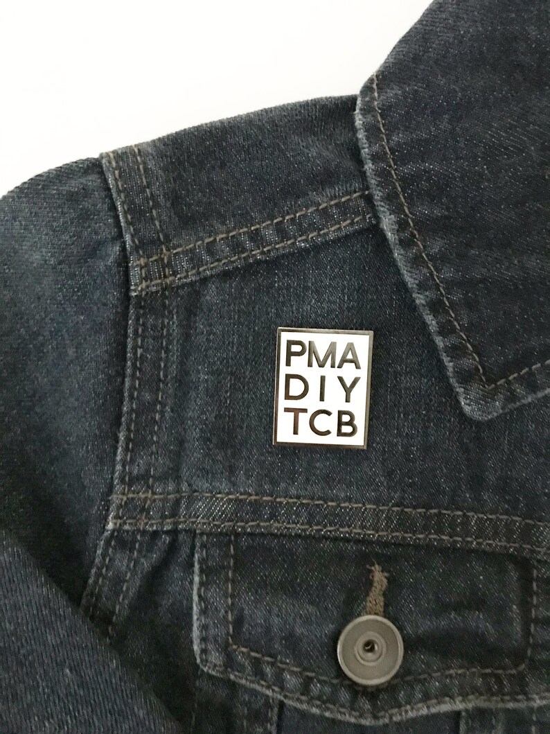 PMA DIY TCB Motivational Enamel Pin - Etsy