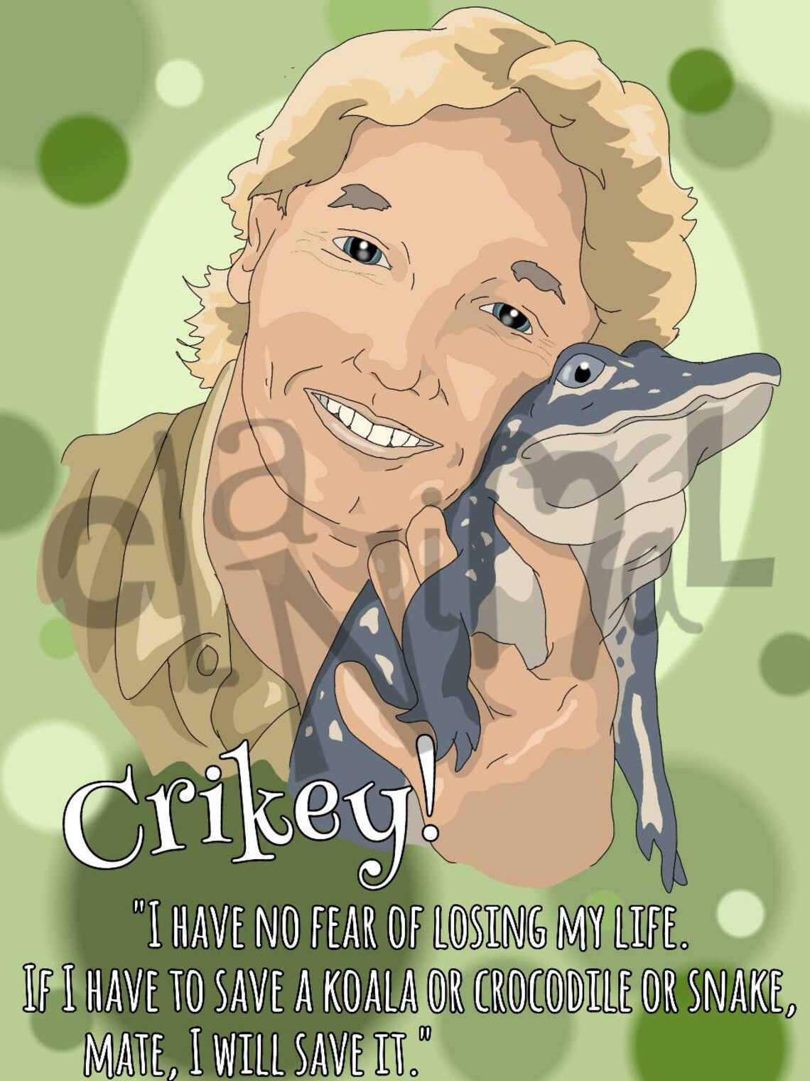 Steve Irwin Tribute Mug / Tshirt / Hoodie / Poster Eco - Etsy