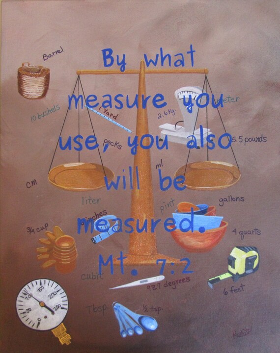 Scripture Art By What Measure You Use You Also Will Be | Etsy
