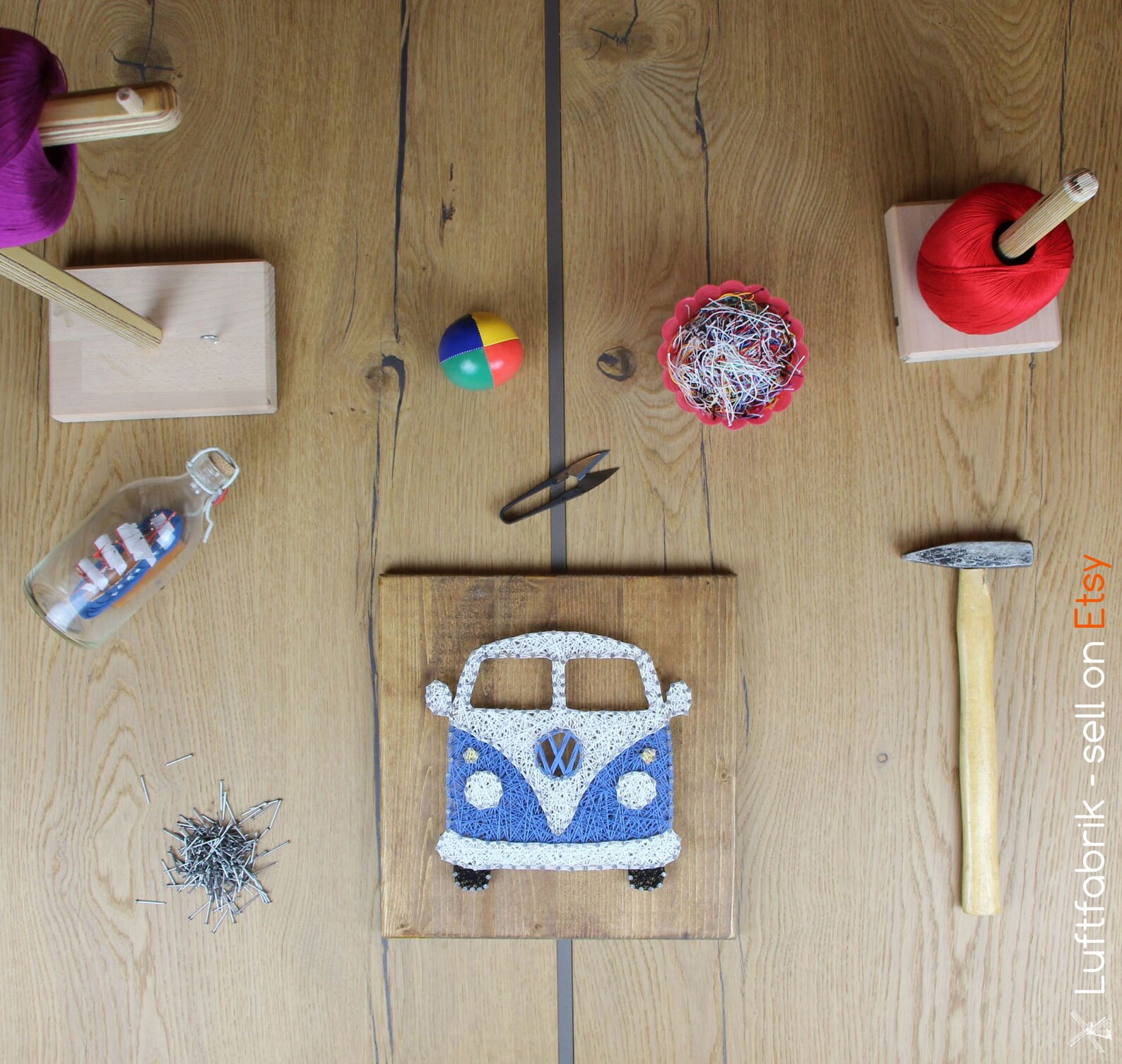 String Art VW T1 Bulli | Etsy