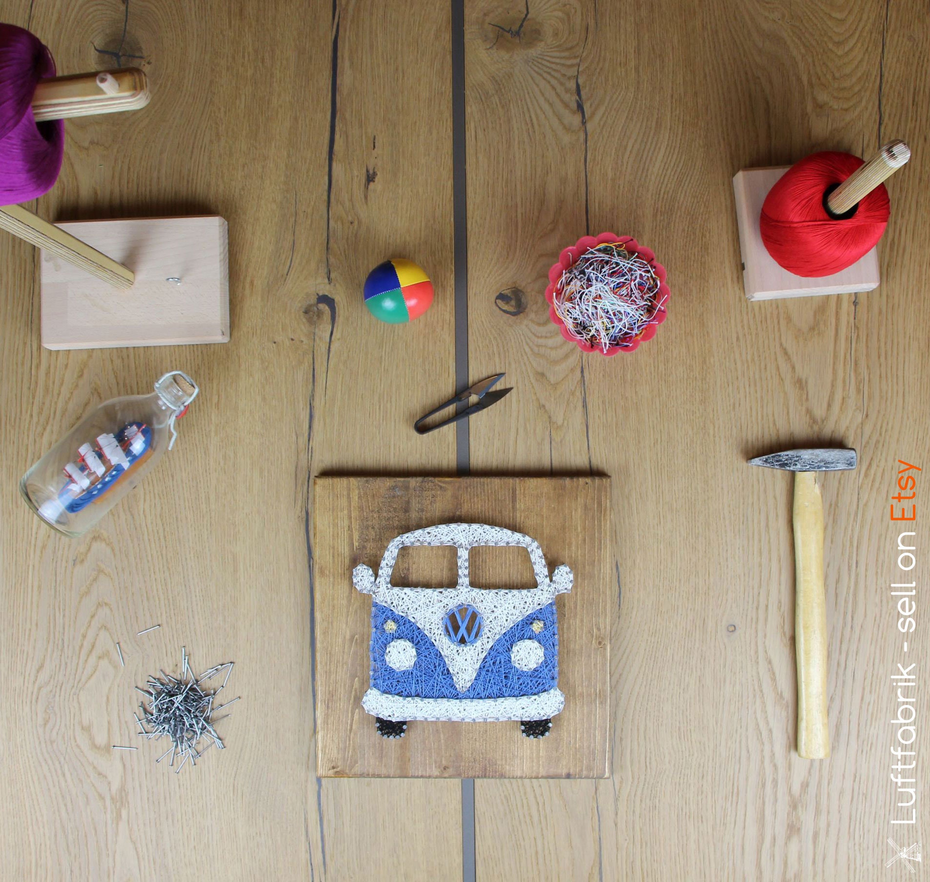 String Art VW T1 Bulli | Etsy