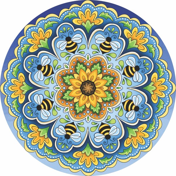 Bee Mandala - Etsy