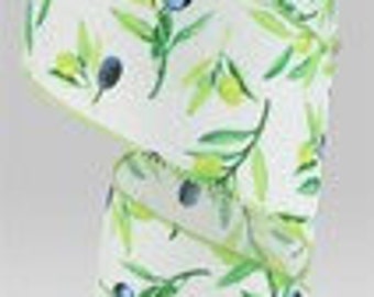 Olive Branch Ribbon - Etsy