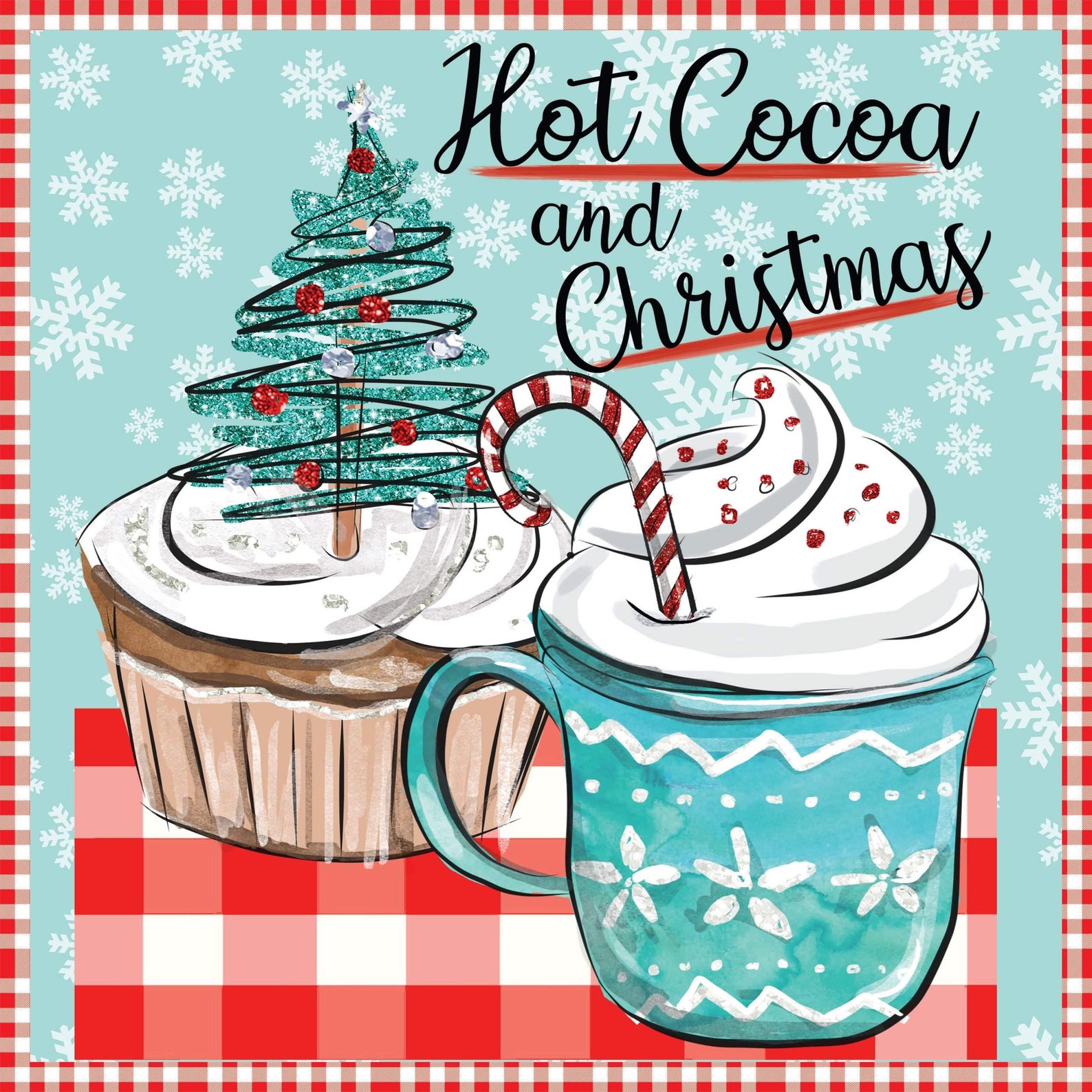 Christmas Wreath Sign Metal Wreath Sign 8 Inch Square Sign - Etsy