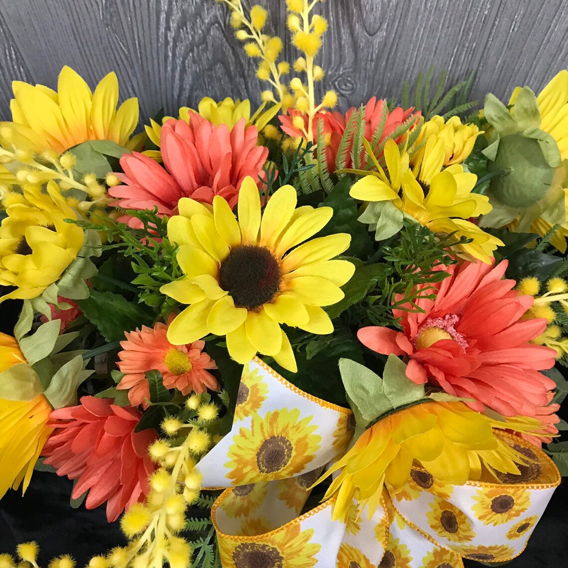 Everyday floral arrangement sunflower floral arrangement | Etsy