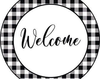 12 Inch Welcome Sign - Etsy
