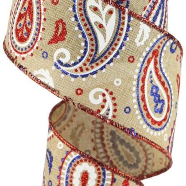 Paisley Ribbon - Etsy