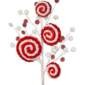 28 Peppermint Swirl Glitter Candy Spray, MTX67546-RDWH - Etsy