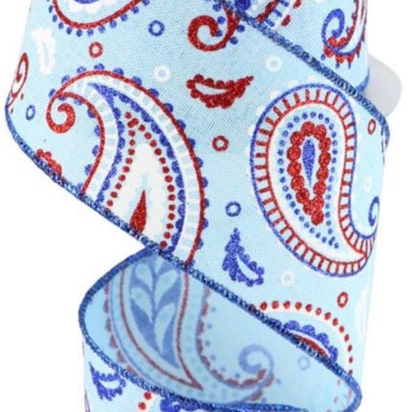 Paisley Ribbon - Etsy