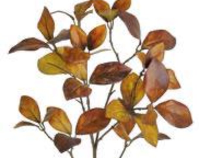 30” Leaf Spray, Brown Foliage Spray, Fall Leaf Spray, Fall Spray ...