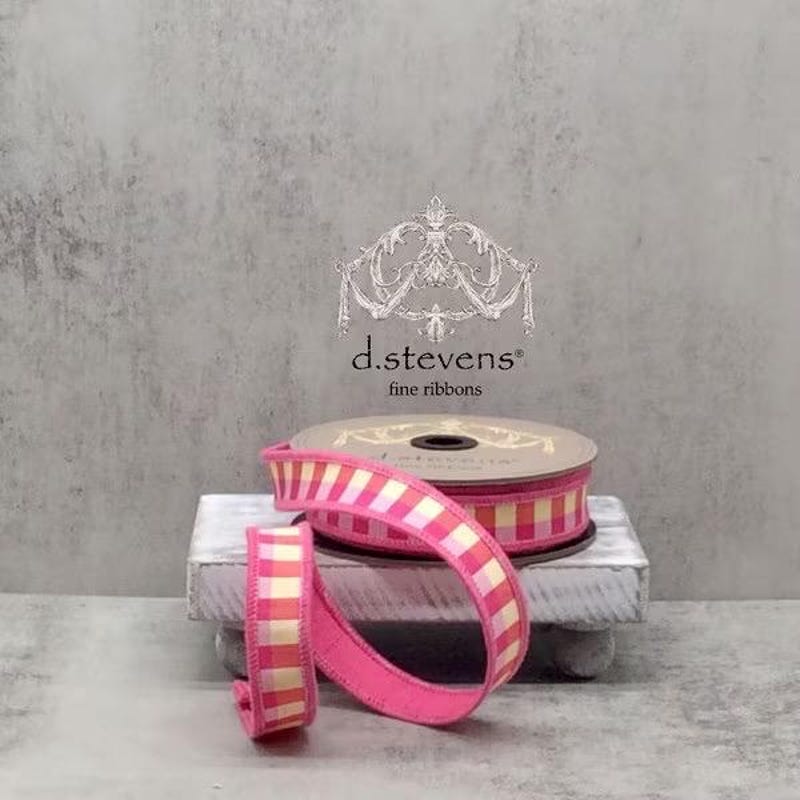 Pink Wired Ribbon - Etsy