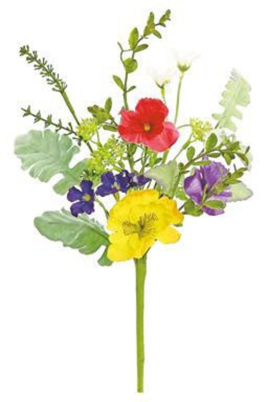 Pansy & Blossom Spray, 15” Pansy and Blossom Pick, PM2940 - Etsy